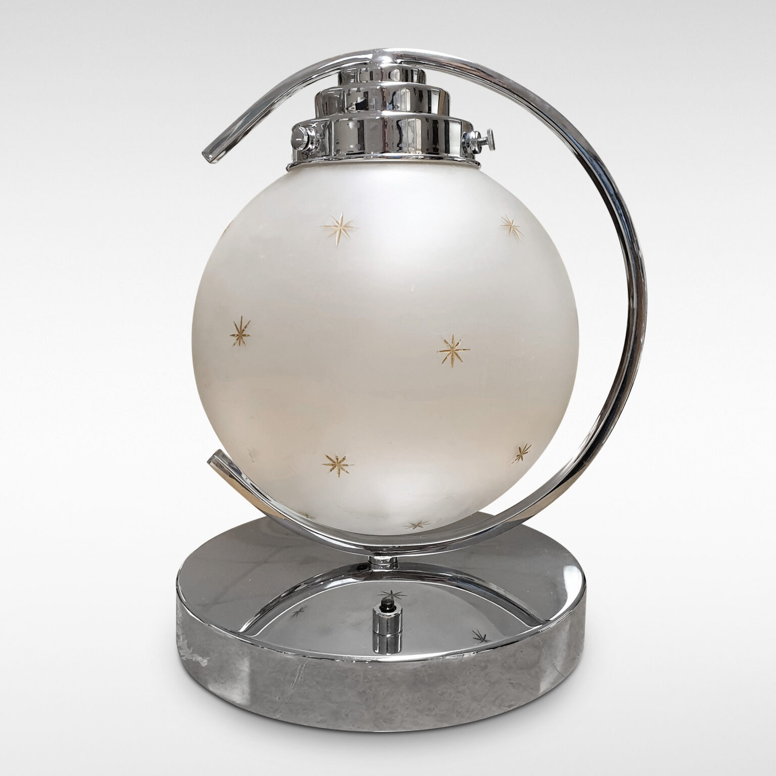 ORIGINAL ART DECO STARS TABLE LAMP - Desirable Designs - Art Deco